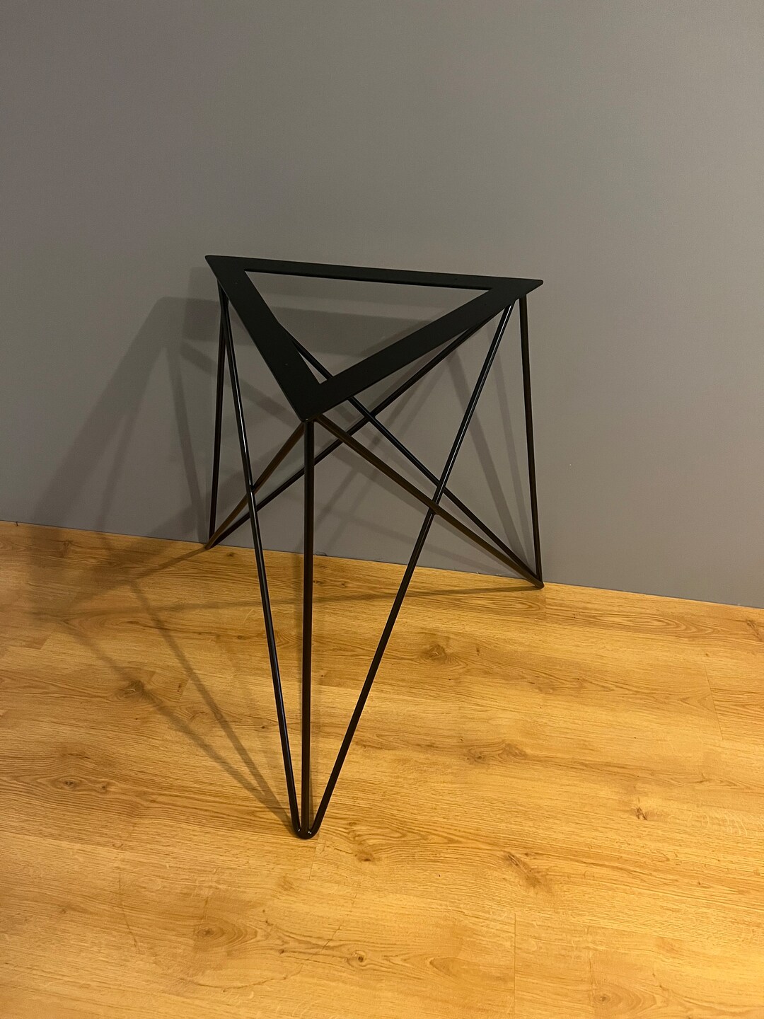Metal Legs for Round Coffee Table | Modern Hairpin Triangle Leg ...