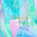 Watercolor Digital Paper, Blue, Purple, Mint Green, Turquoise ...