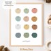 Numbers 1-120 Poster, Printable Educational Poster, Neutral Playroom ...