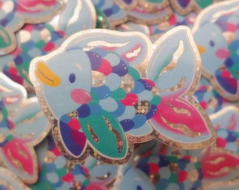 Rainbow Fish Sticker - Etsy