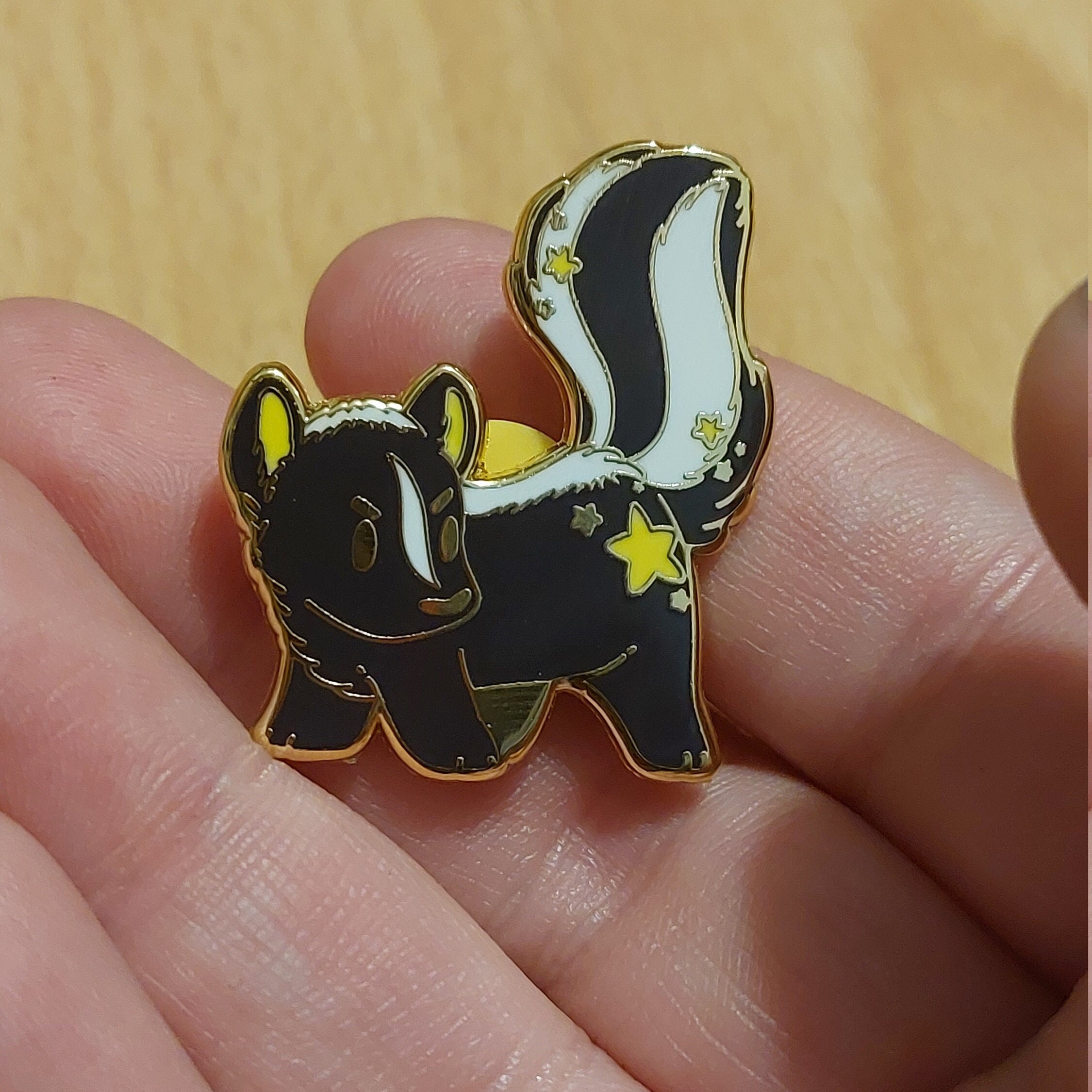 Starry Skunk - Hard Enamel Pin - Etsy