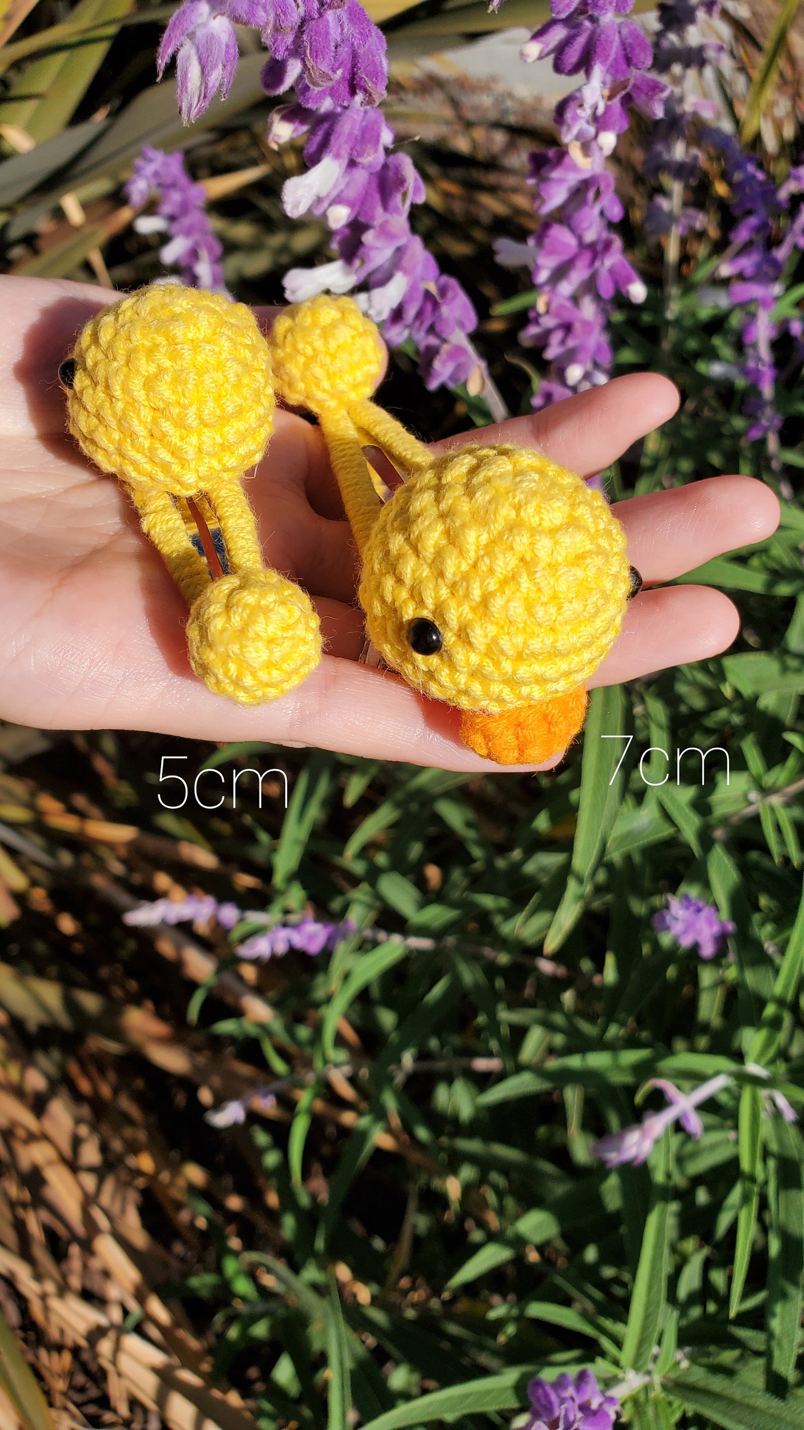 Crochet Hair Clip, Duckling Duck Cutie Hair Clips - Etsy