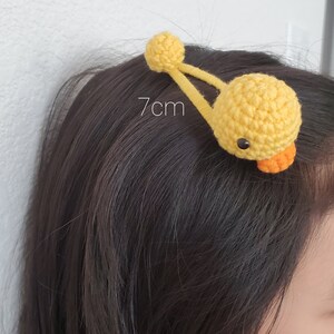 Crochet Hair Clip, Duckling Duck Cutie Hair Clips - Etsy