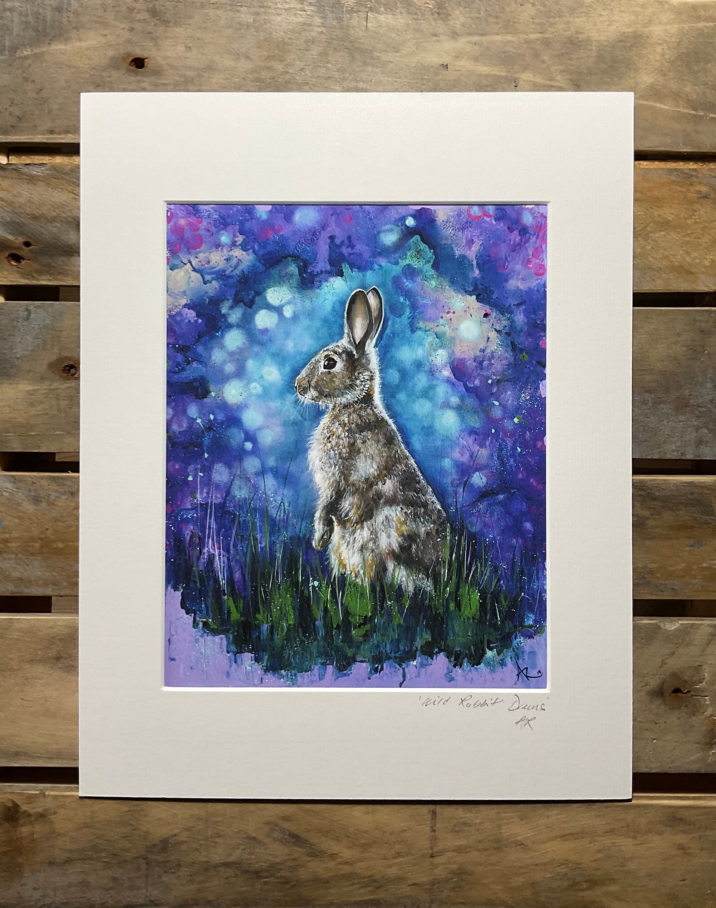 WILD RABBIT DREAMS Rabbit Print Rabbit Painting Rabbit - Etsy