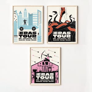 Eras Tour Mid Century Style Posters - Etsy