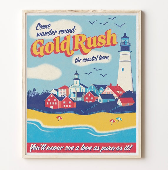 Vintage Gold Rush Poster