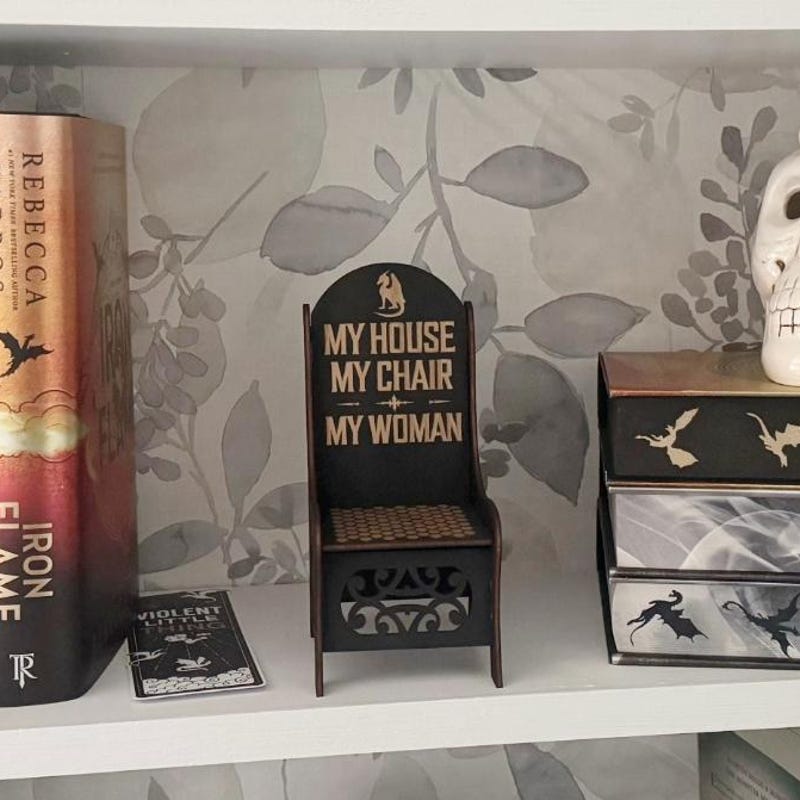 Fourth Wing Quote Shelf - Etsy