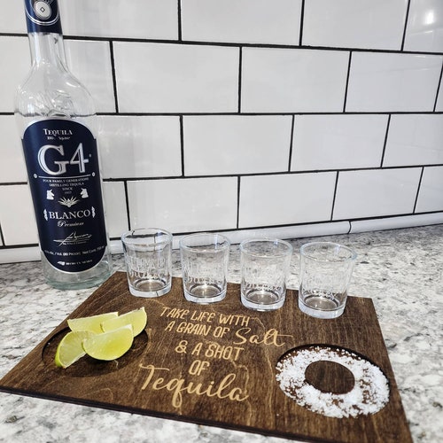 Whiskey Shot Tray Bar Decor Christmas Gift Gifts Under - Etsy