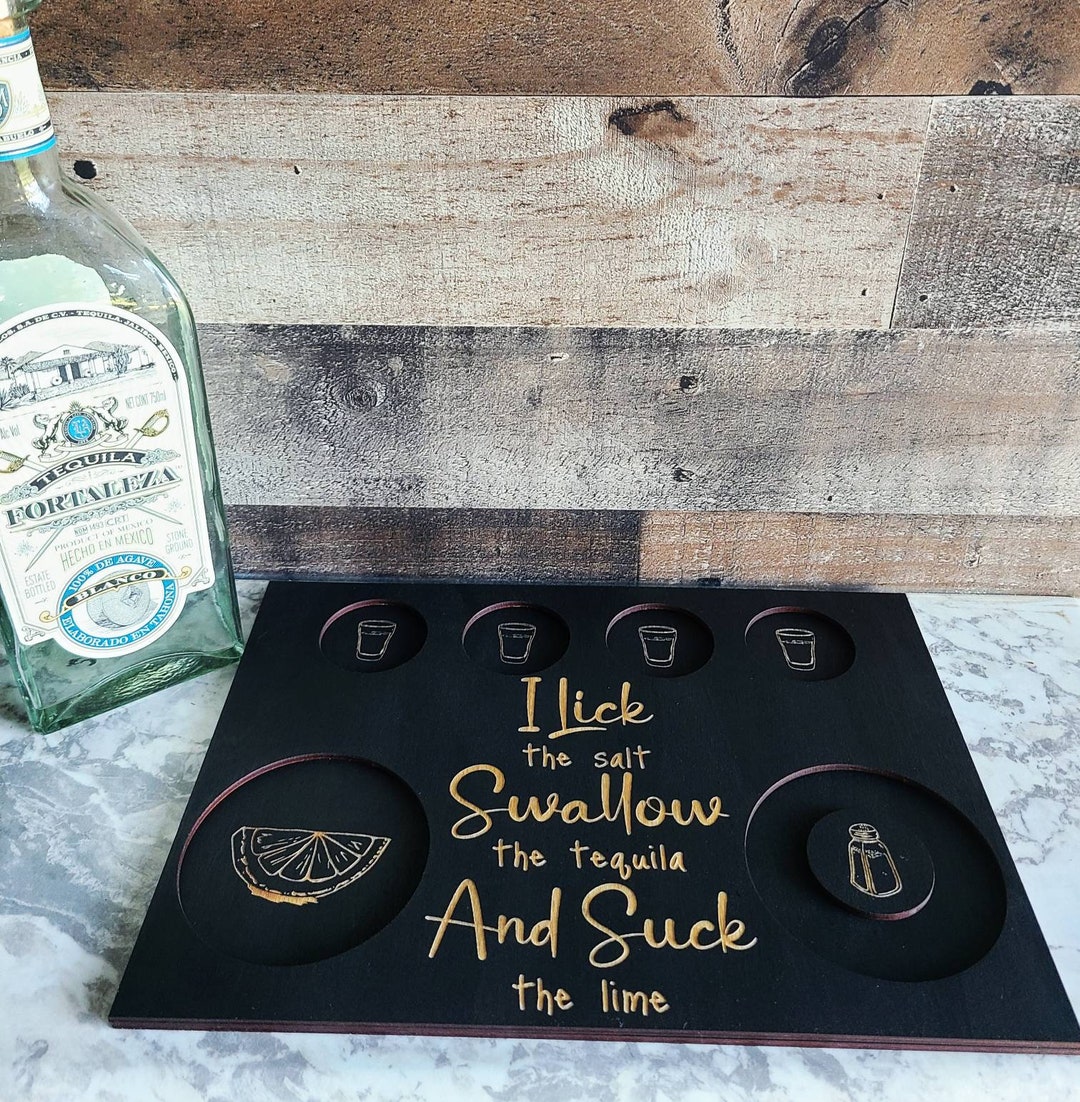 Tequila Shot Tray - Bar Decor - Christmas Gift - Gifts Under 30 ...
