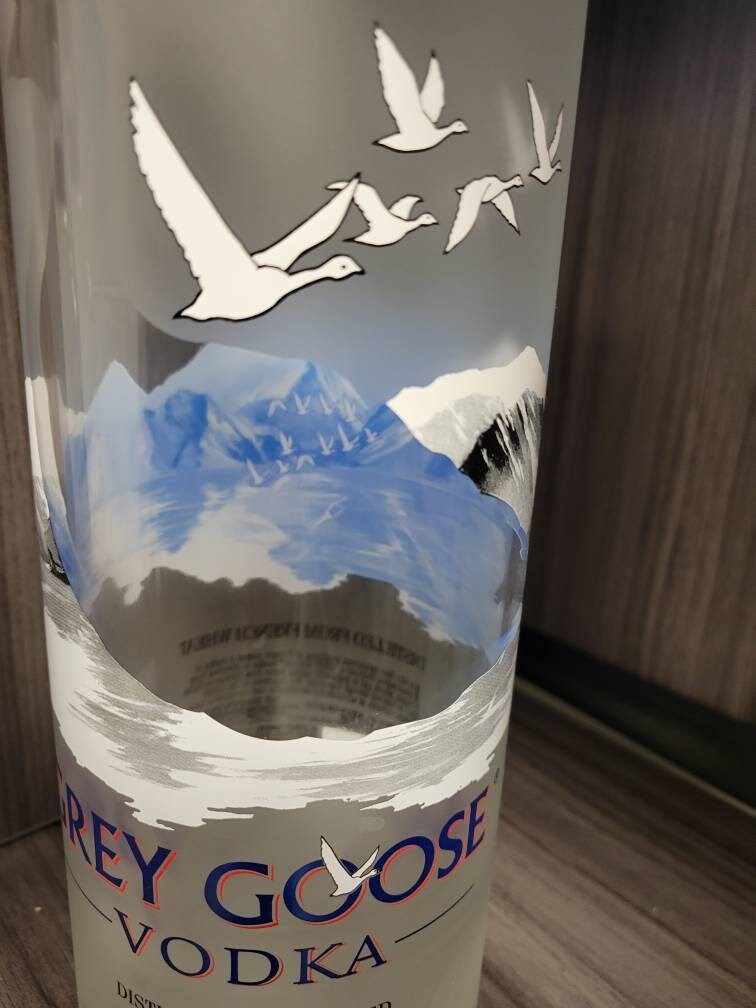 Empty 1.75L Grey Goose Vodka Glass Bottle, Crafting, Upcylce - Etsy