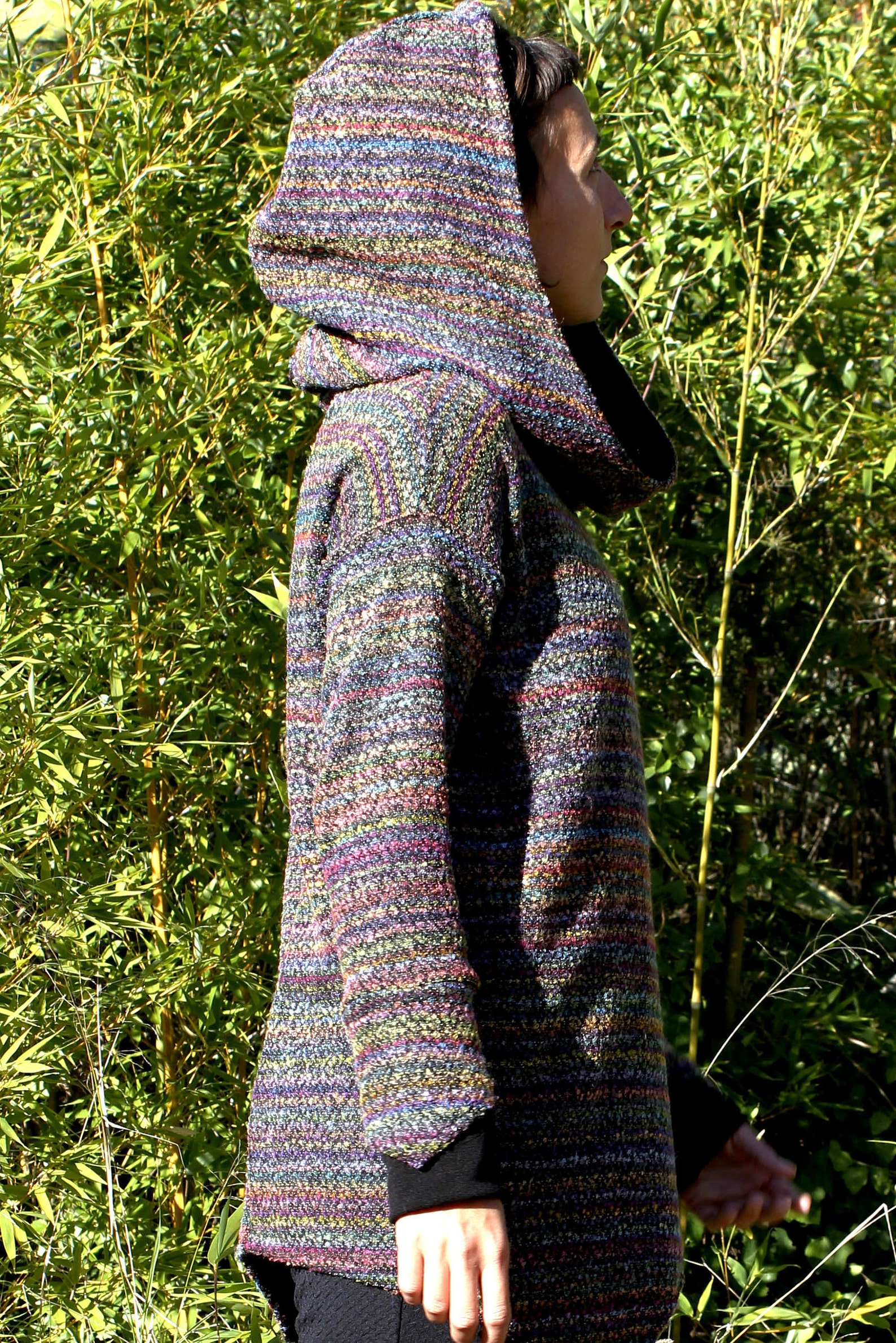 Medieval Sweater With Hood and Scarf Effect - Etsy UK