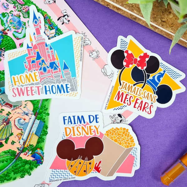 Disneyland Attraction Stickers - Etsy
