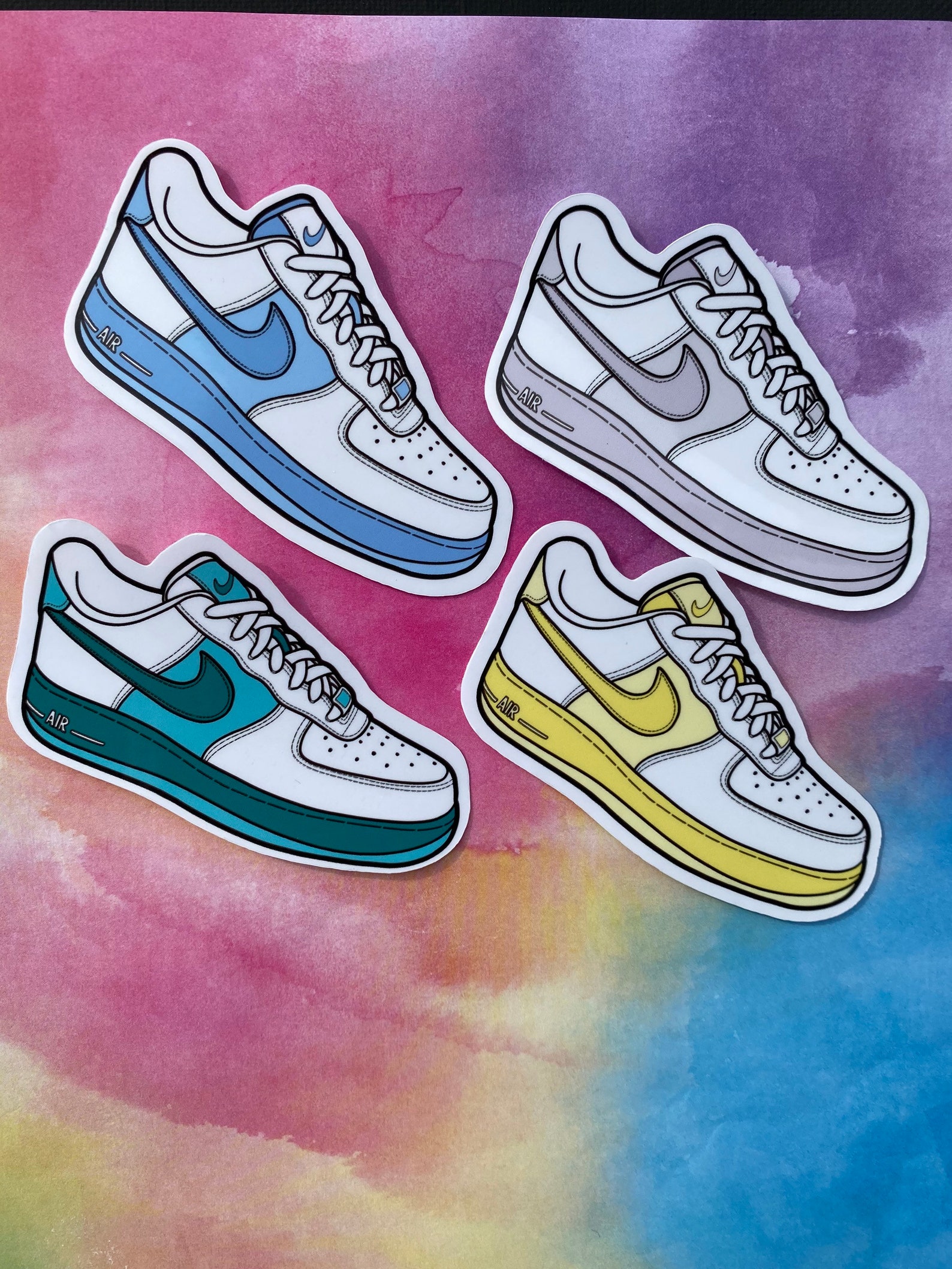 Nike AF1 Sticker Pegatinas de Air Force 1 Nike Sticker | Etsy