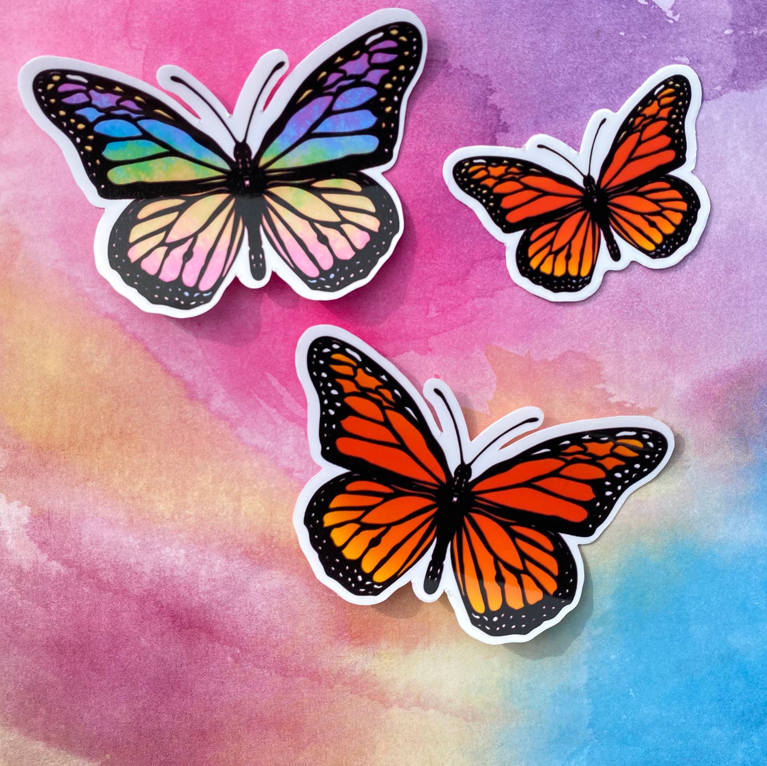 Butterfly sticker pegatinas de mariposa mariposa monarca - Etsy.de
