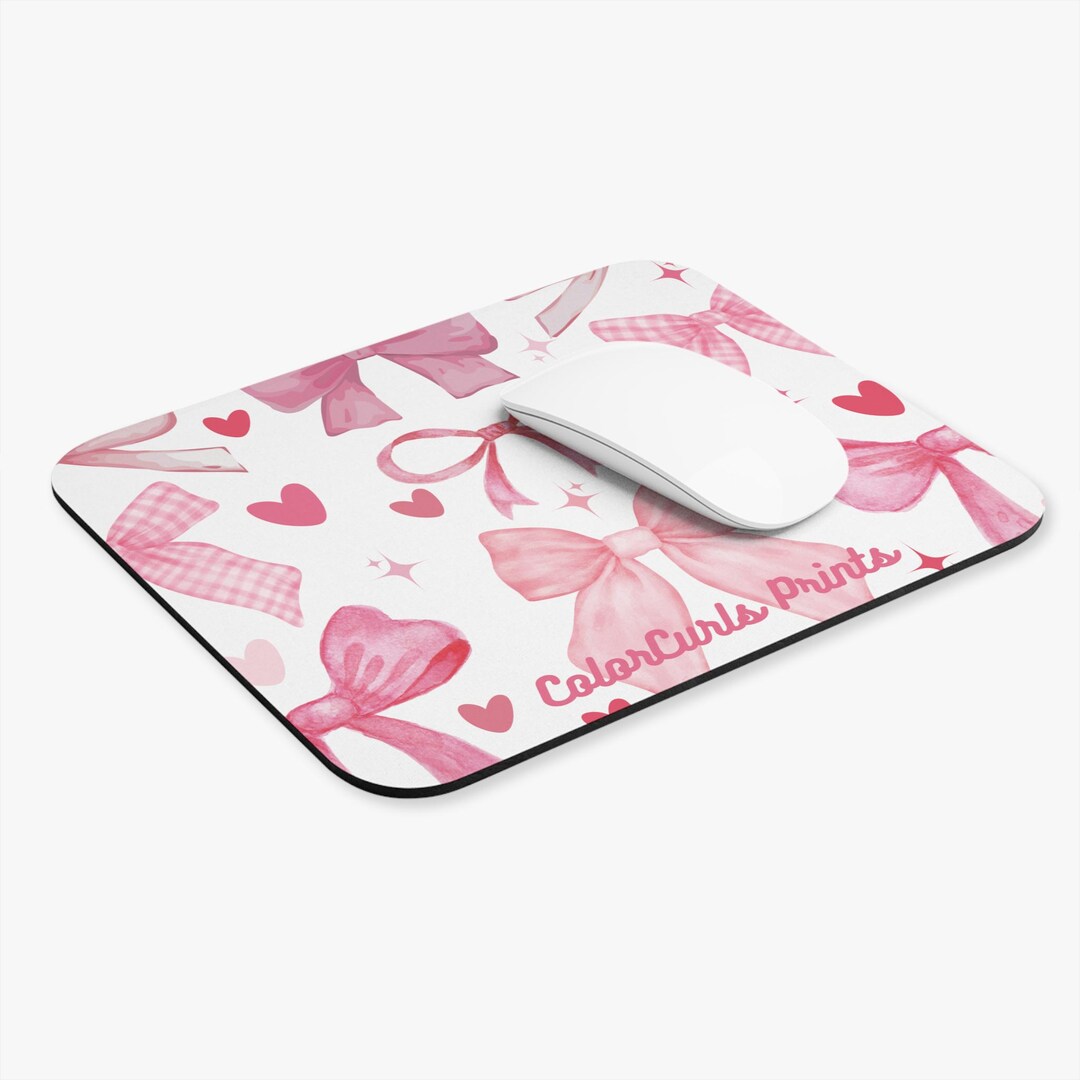 Pink Bow Era Mousepad Inspiring Message Mousepad - Etsy