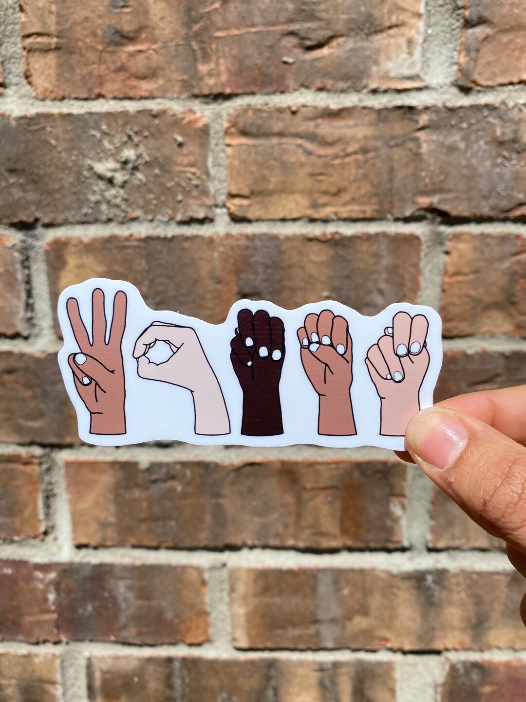 Women Sign Sticker Sign Language Sticker Women Sticker - Etsy