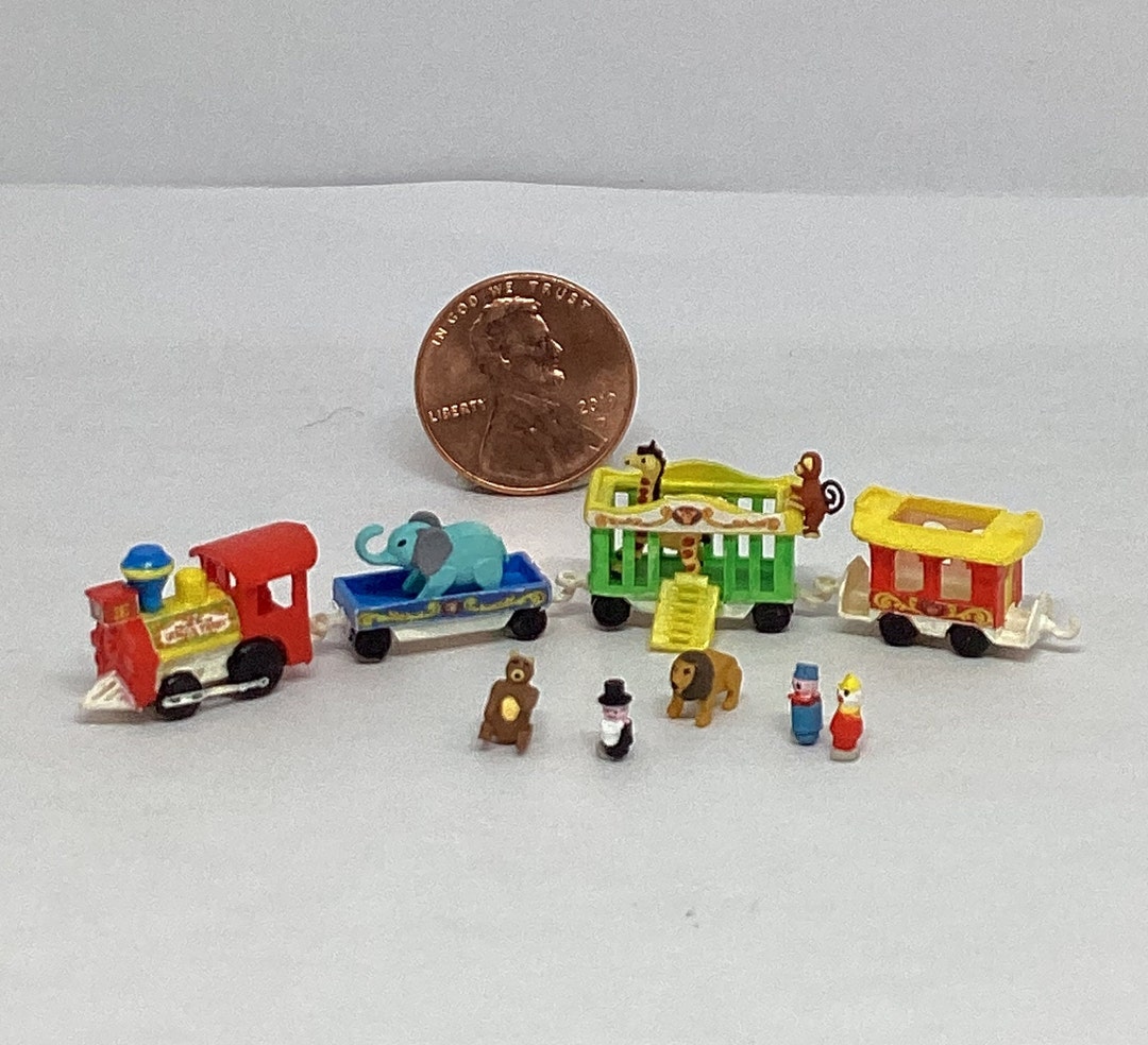Made-to-order / Fisher-price Circus Train Set (1:12 Scale Miniature for ...