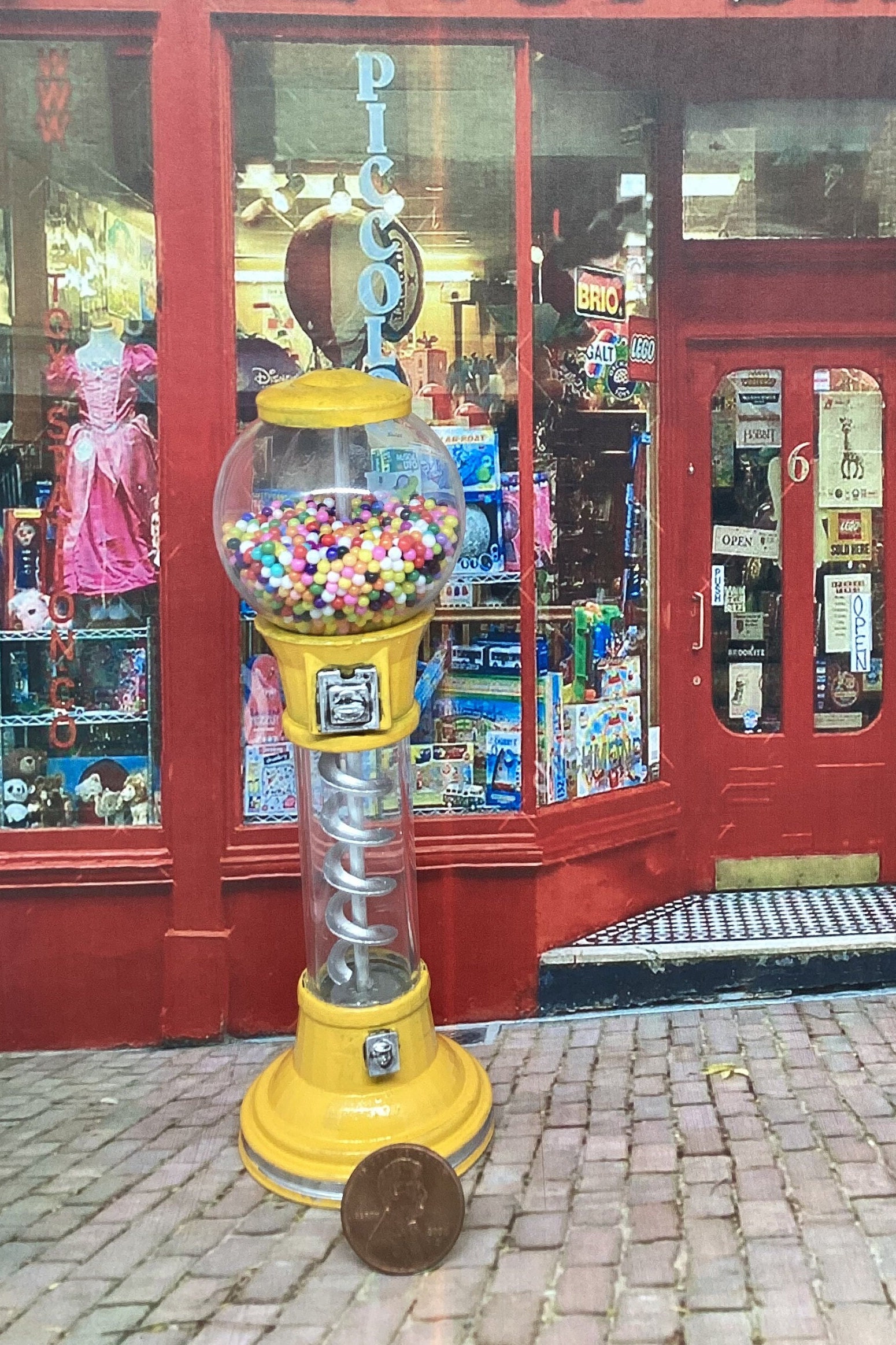 Made-to-order . . . Only 5" Tall – "little" Giant Gumball Machine (a ...