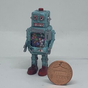 Retro-robot Gumball Machine - Made-to-order (1:12 Scale for Your ...