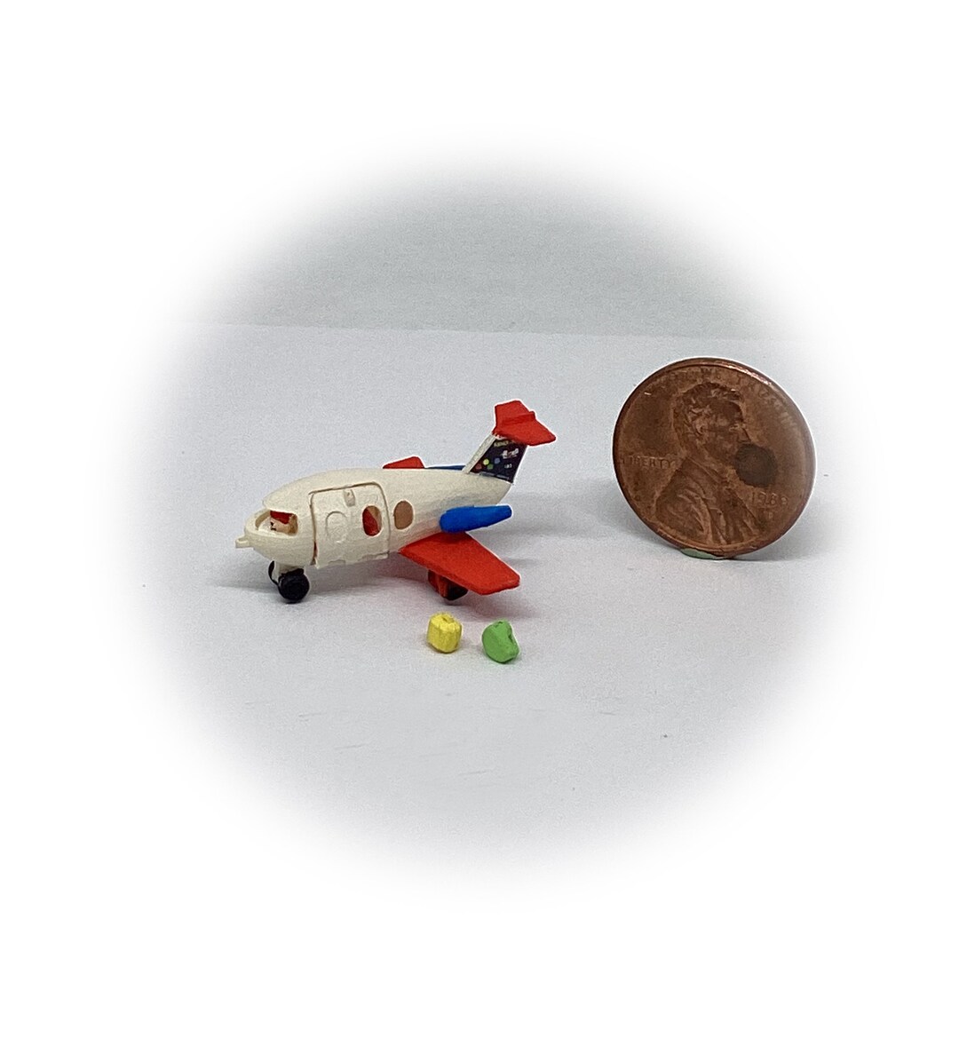 Tiny Fisher-price Fun Jet (1:12 Scale Miniature) for Your Dollhouse - Etsy