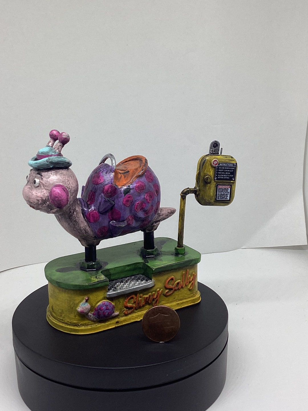 MADE TO ORDER - Whimsical "slimy Sally" Kiddie Ride (1:12 Scale ...