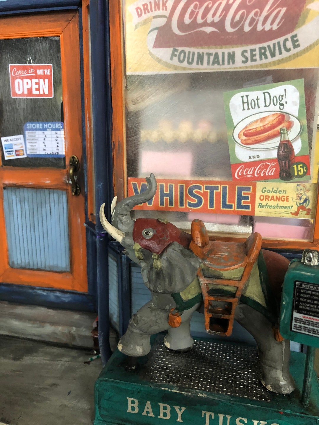 MADE TO ORDER - "baby Tusko" Kiddie Ride (1:12 Scale for Your Dollhouse ...