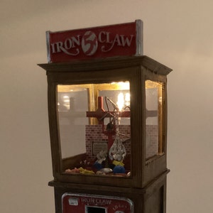 1:12 Scale - "iron Claw" Machine (MADE TO ORDER) - Etsy