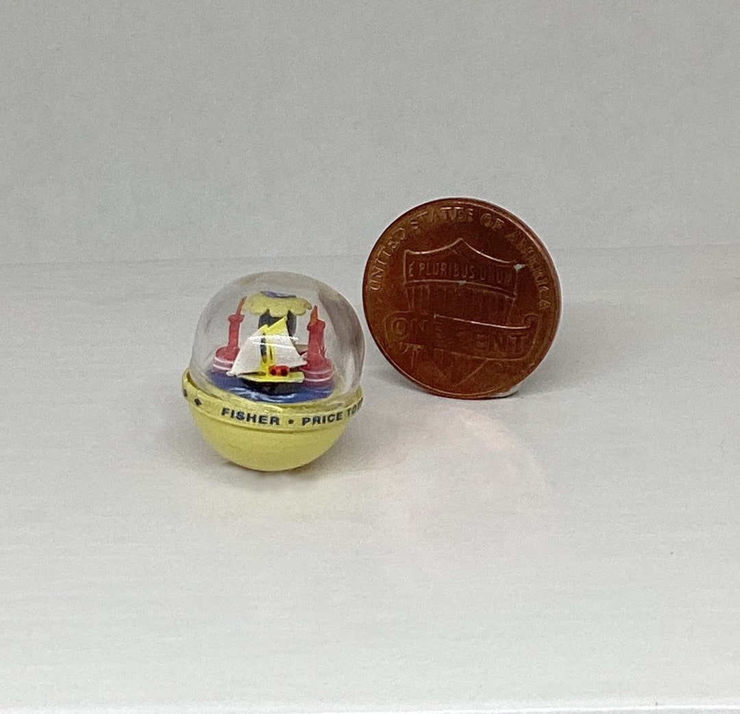 NEW!! SUPER TINY Fisher-price Boat Chime Ball (1:12 Scale for Your ...