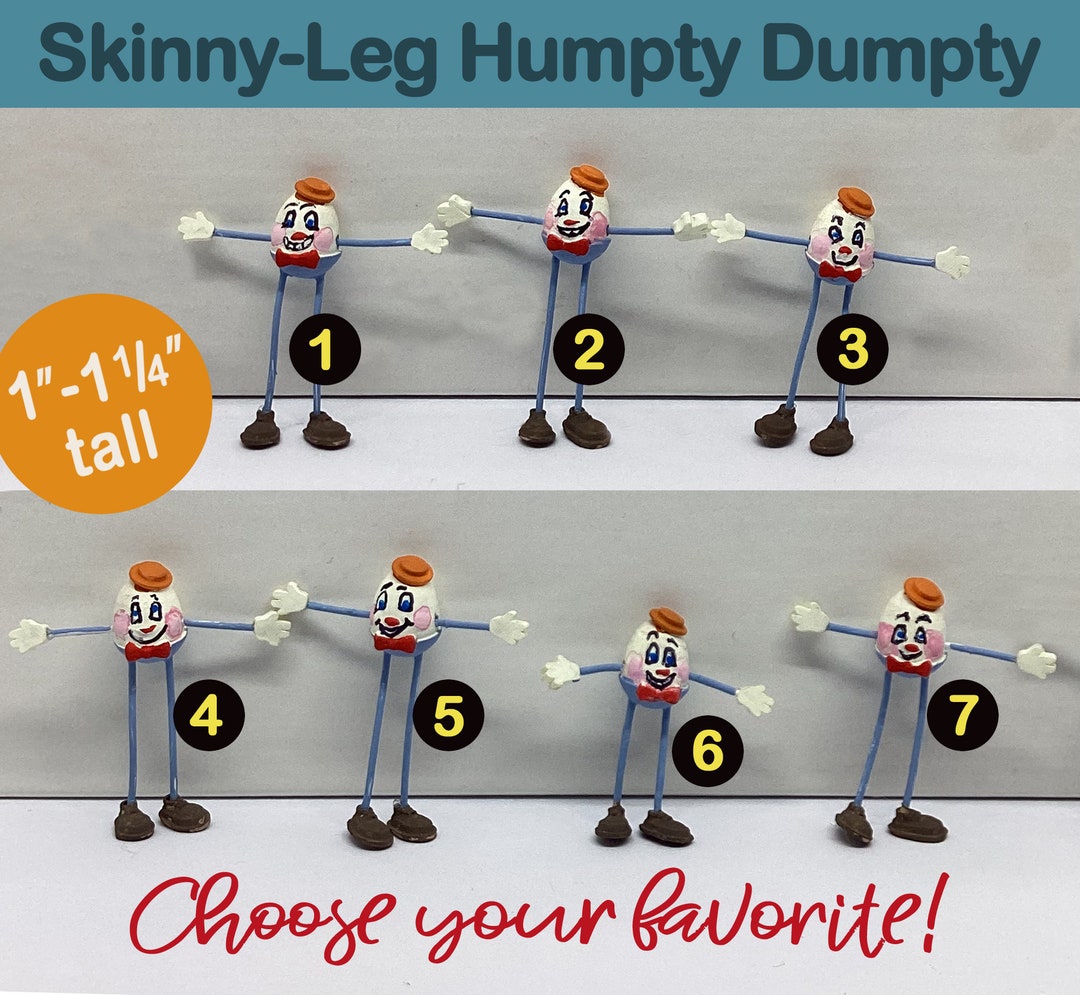 Cute Little Skinny-leg Humpty Dumpty Toy (1:12 Scale for Your Dollhouse ...