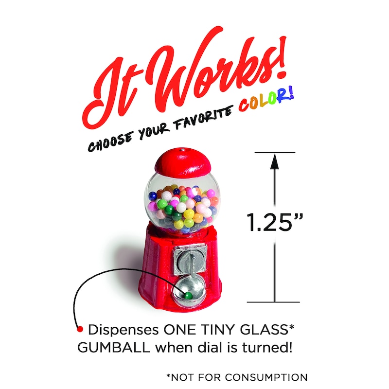 Mini Gumball Machine - Etsy
