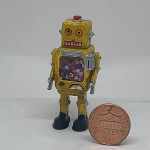 Retro-robot Gumball Machine - Made-to-order (1:12 Scale for Your ...