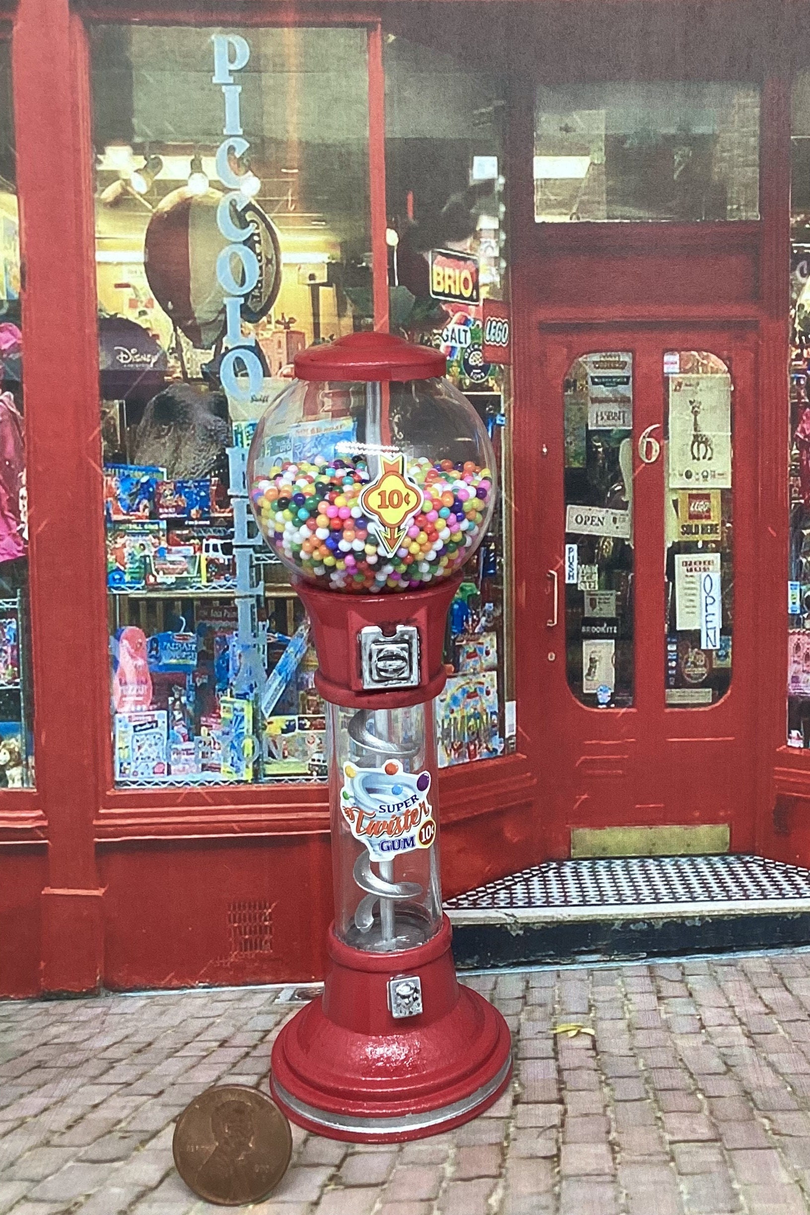 Made-to-order . . . Only 5" Tall – "little" Giant Gumball Machine (a ...