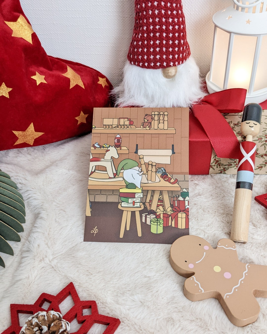 Map Santa Claus Workshop, Assistant Elf - Etsy
