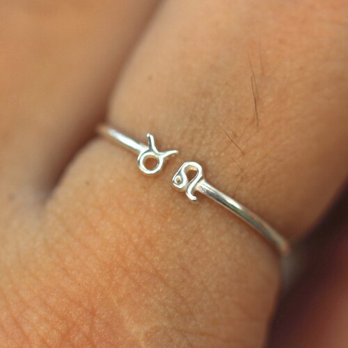 925 Silver Semicolon Ring | Etsy