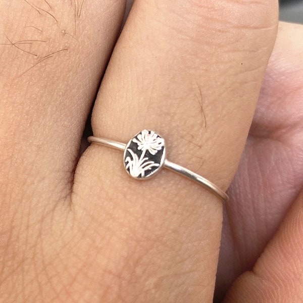 Dandelion Ring - Etsy