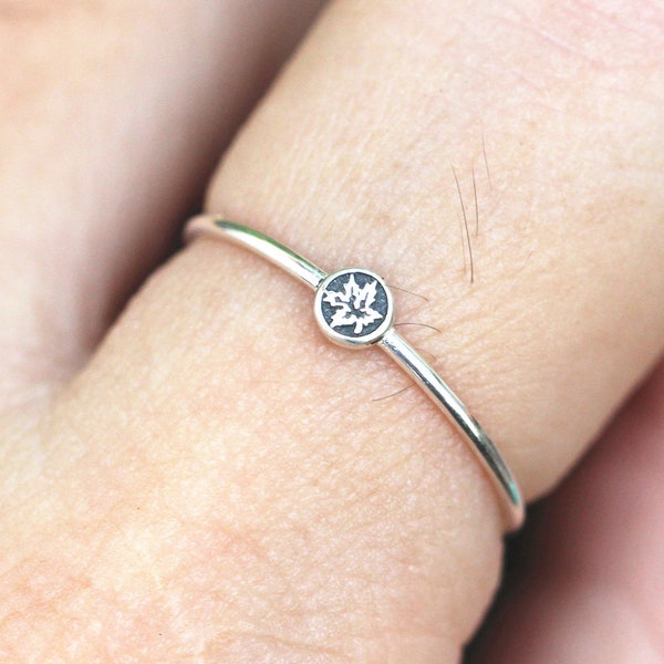 Maple Leaf Ring - Etsy