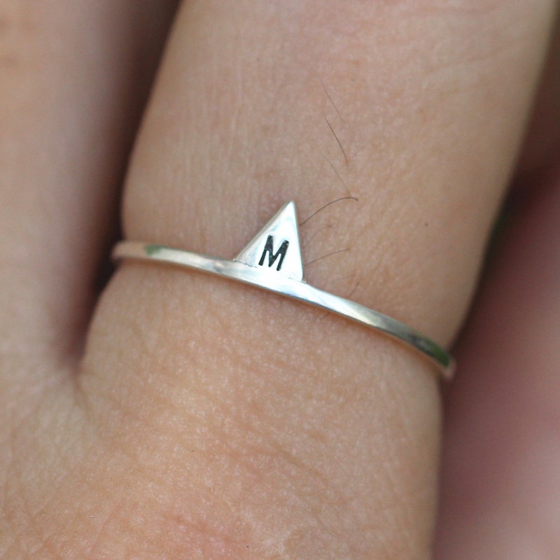 Initial Ring - Etsy