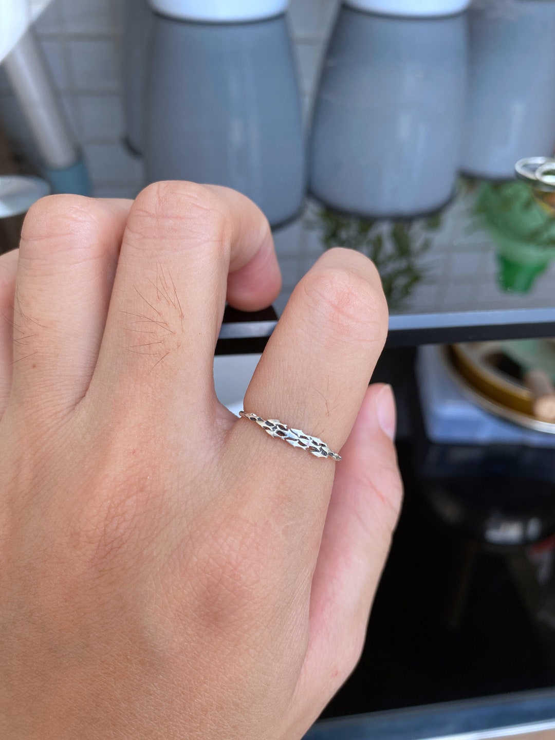 925 Silver Fish Ring: Handmade Animal Lover Jewelry - Etsy