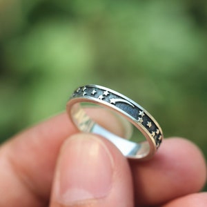 Meteor Star Ringshooting Star Ring925 Silver Star - Etsy
