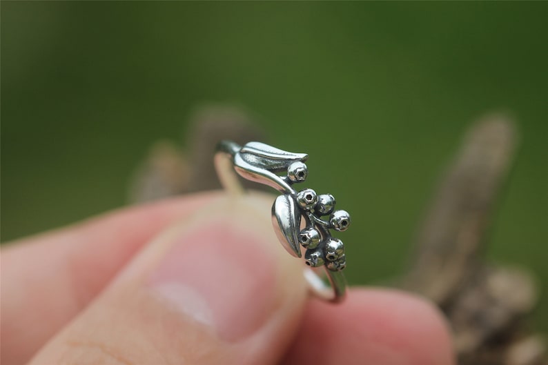 925 Silver Blueberry Ring - Etsy