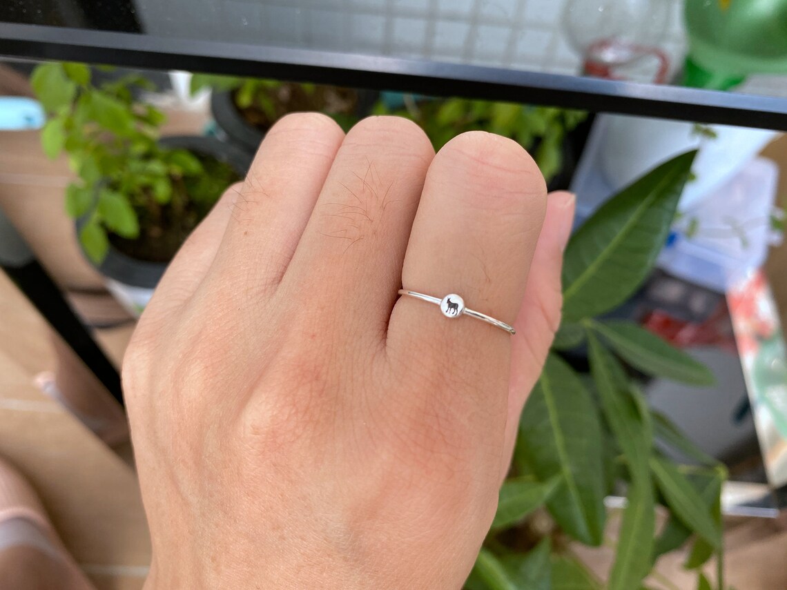 925 Silver Donkey Ring - Etsy