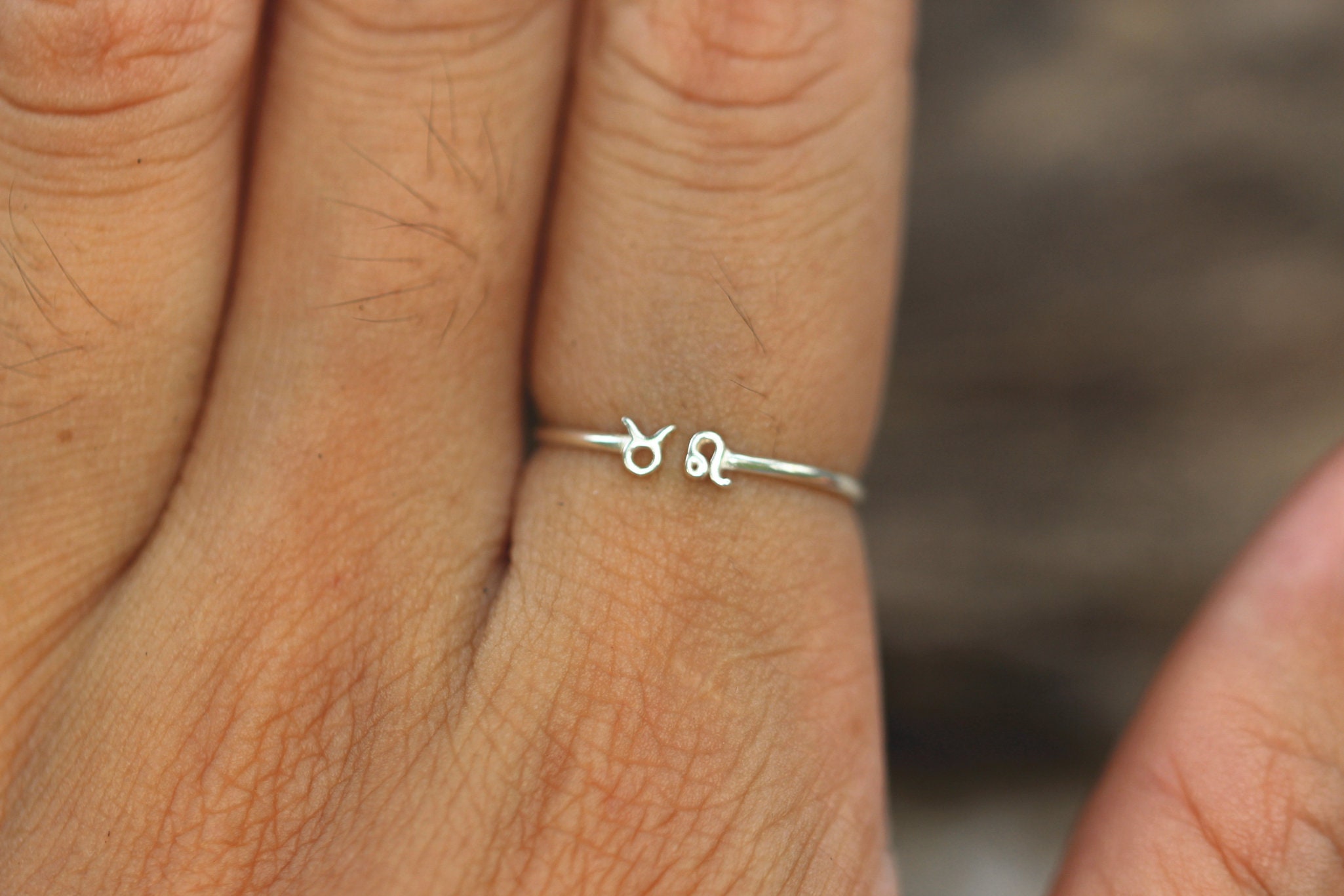 925 silver zodiac ringAstrology RingsHoroscope | Etsy