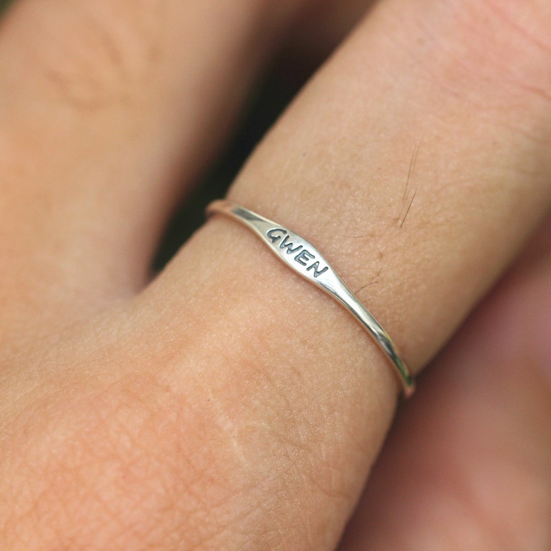 Word Ring - Etsy