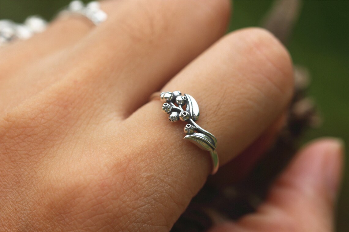 925 silver blueberry ring | Etsy
