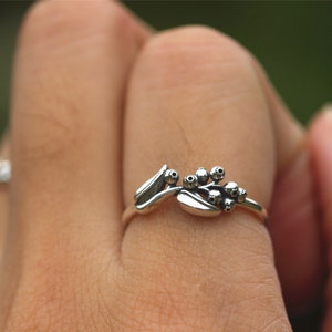 925 Silver Blueberry Ring - Etsy