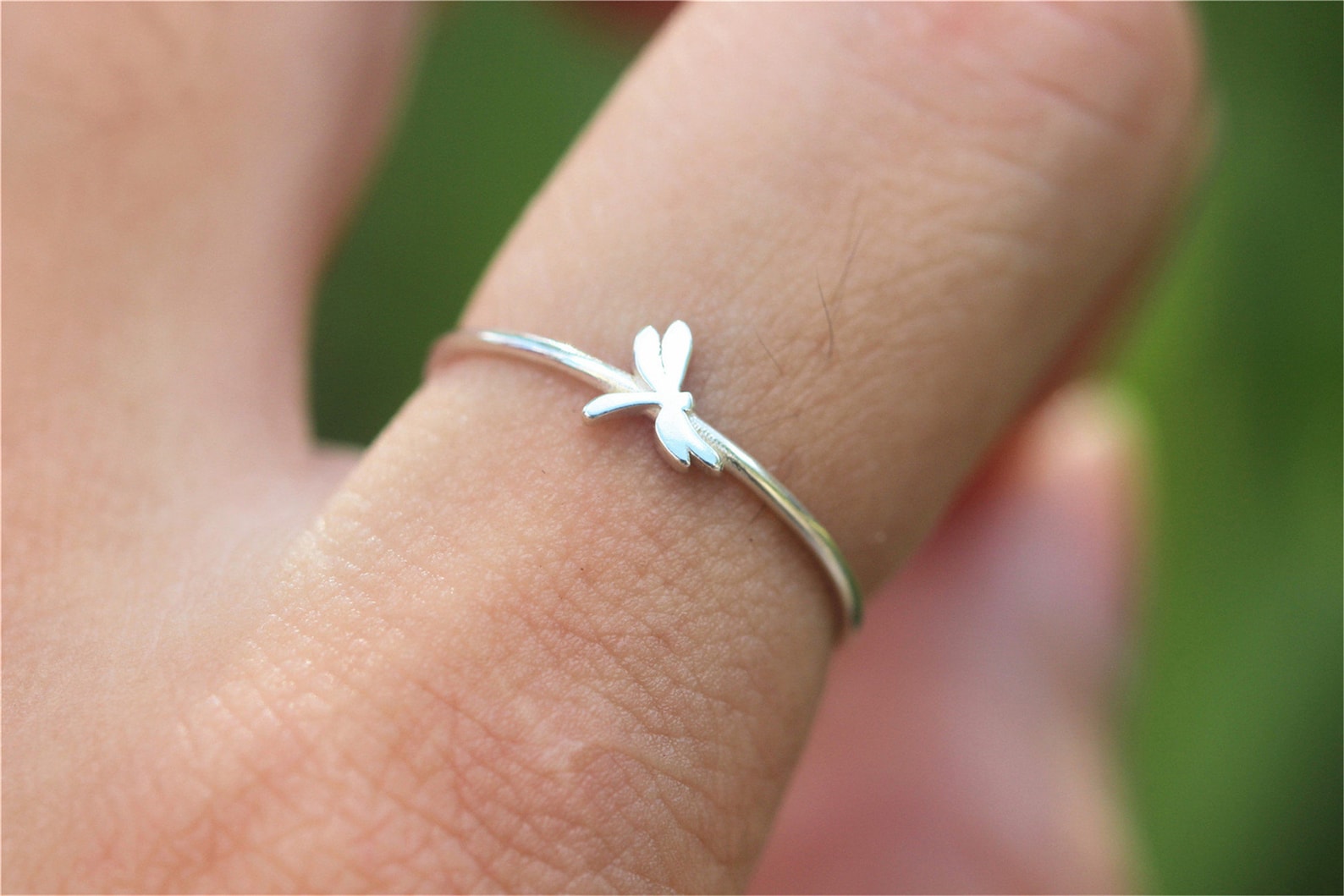 925 Silver Dragonfly Ring,insect Jewelry - Etsy