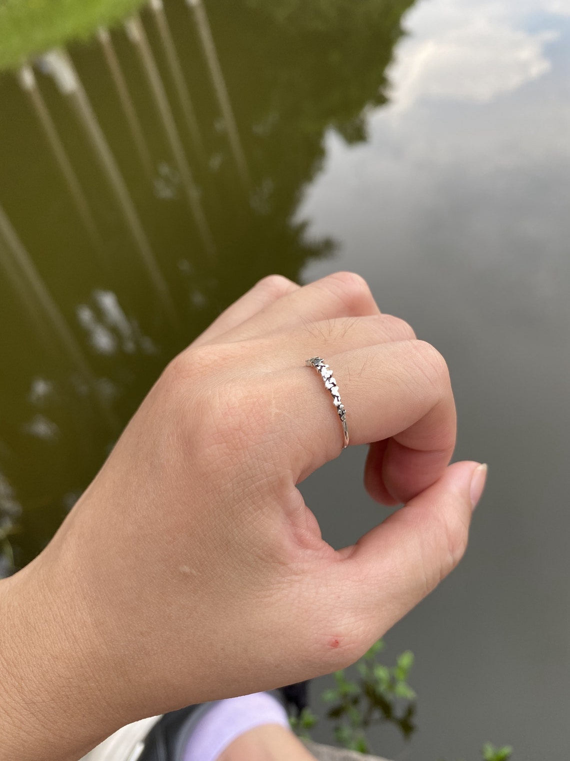 925 silver butterfly ringflock of butterfly | Etsy