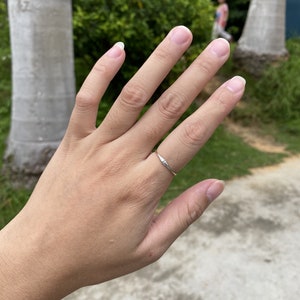 925 Silver Semicolon Ring,tiny Dot Ring,health Awareness Jewelry ...