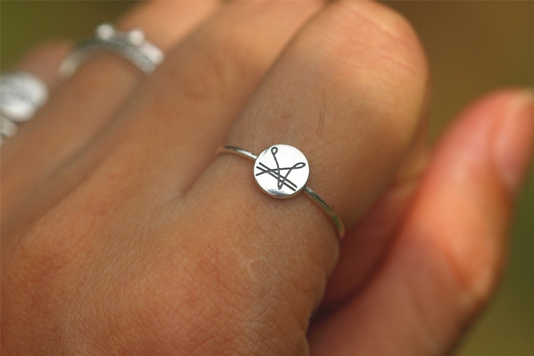 925 Silver Verrines Sigil Ring - Etsy