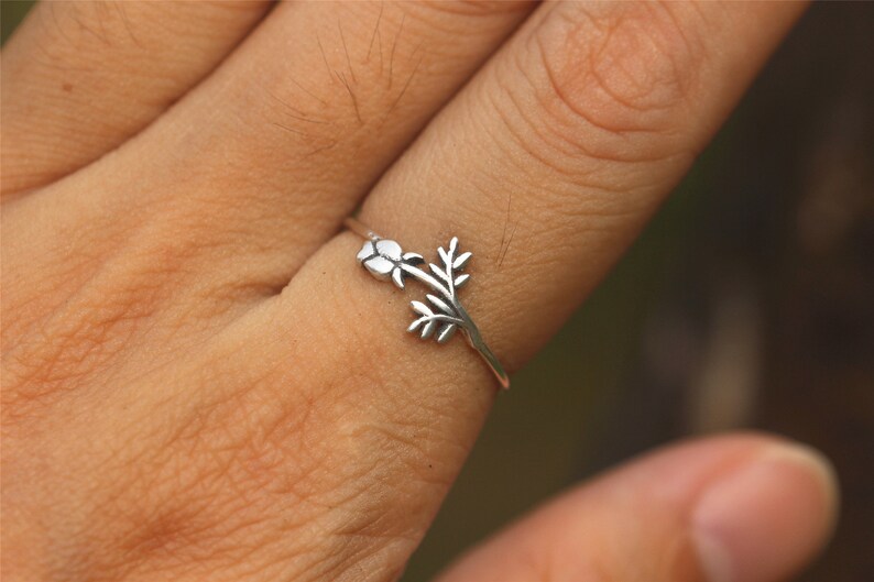 925 Silver June Birth Flower Ringrose Ringrose Flower - Etsy